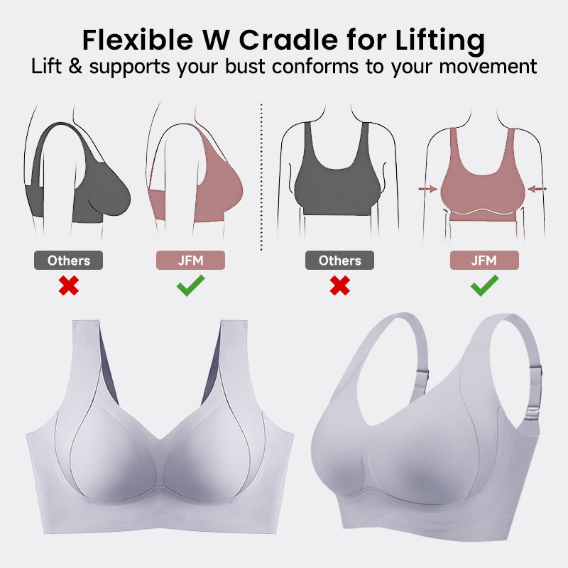 Seniorsbra®Enhanced W Support Adjustment Comfort Bra -Mocha - seniorsbra